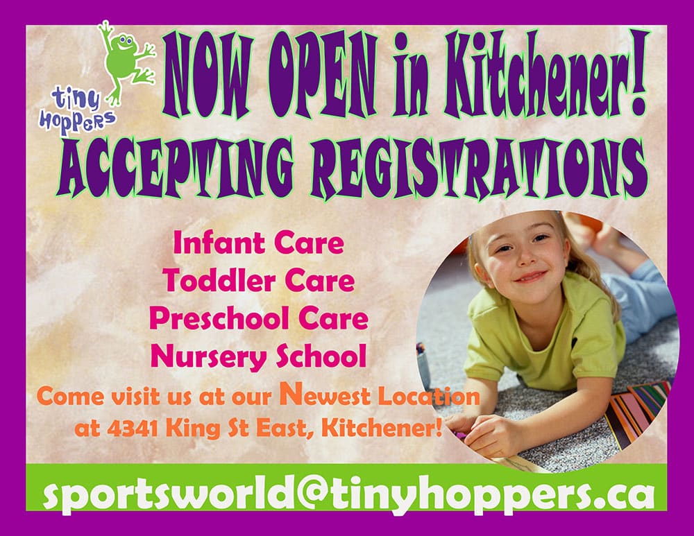 Now Open in Kitchener! Accepting Registrations | Tiny Hoppers